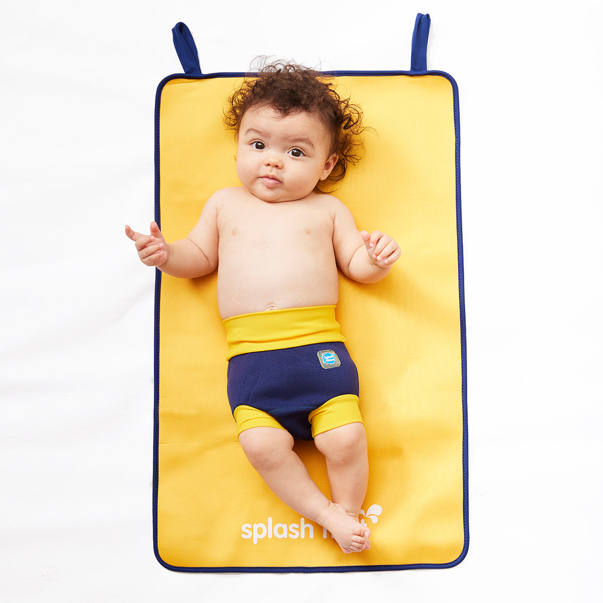 Happy Nappy Reusable Swim Nappy, Navy Yellow – Splash About Australia
