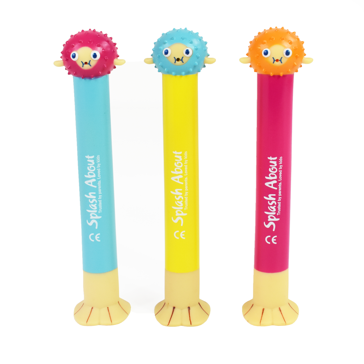Pufferfish Dive Sticks Pack of 3, Dive Toys | Splash About Australia
