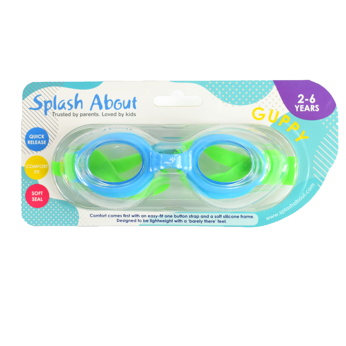 Infant Guppy Goggles Blue 2-6 Years – Splash About Australia